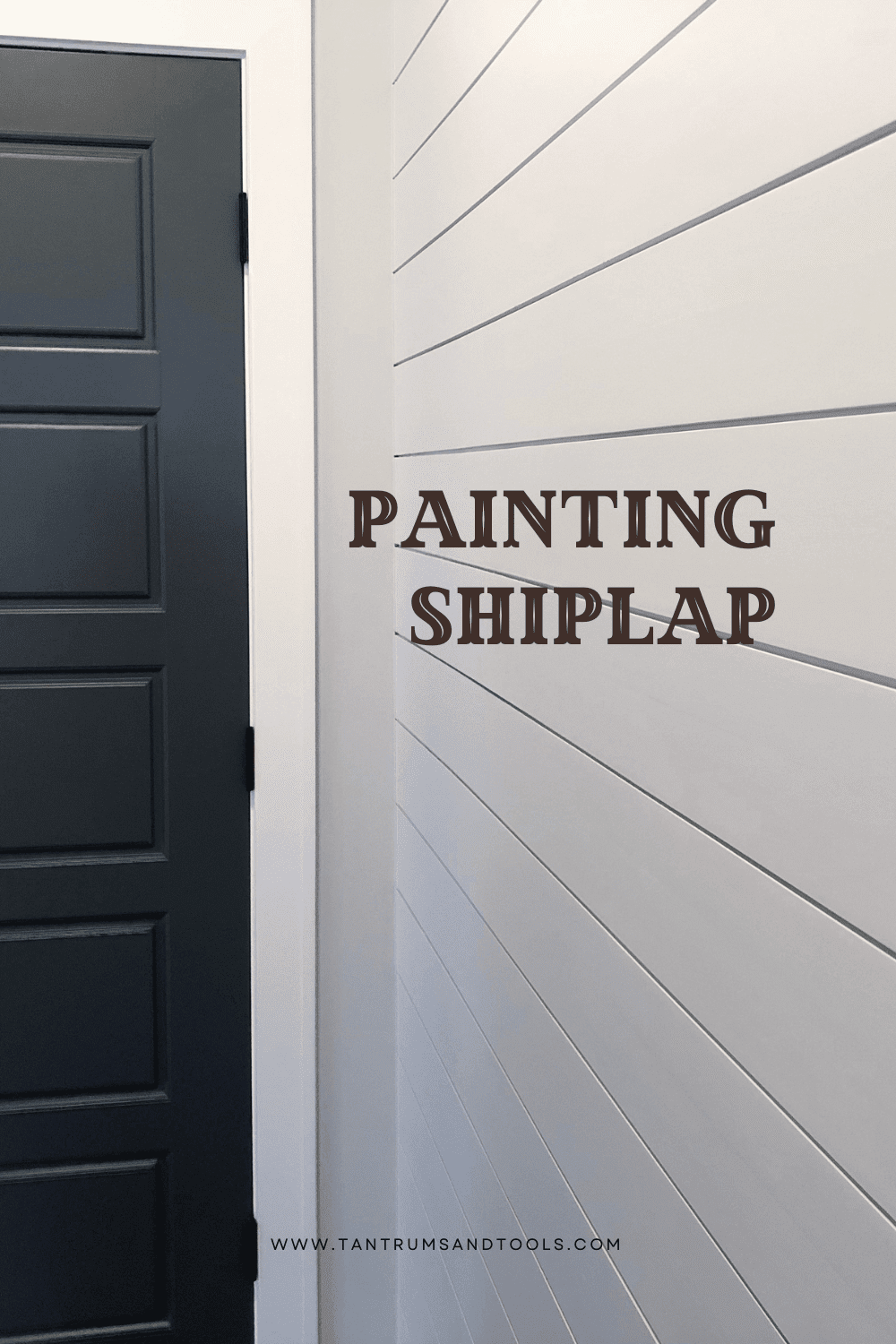 Time Saving Secret for Painting Shiplap Cracks After Install