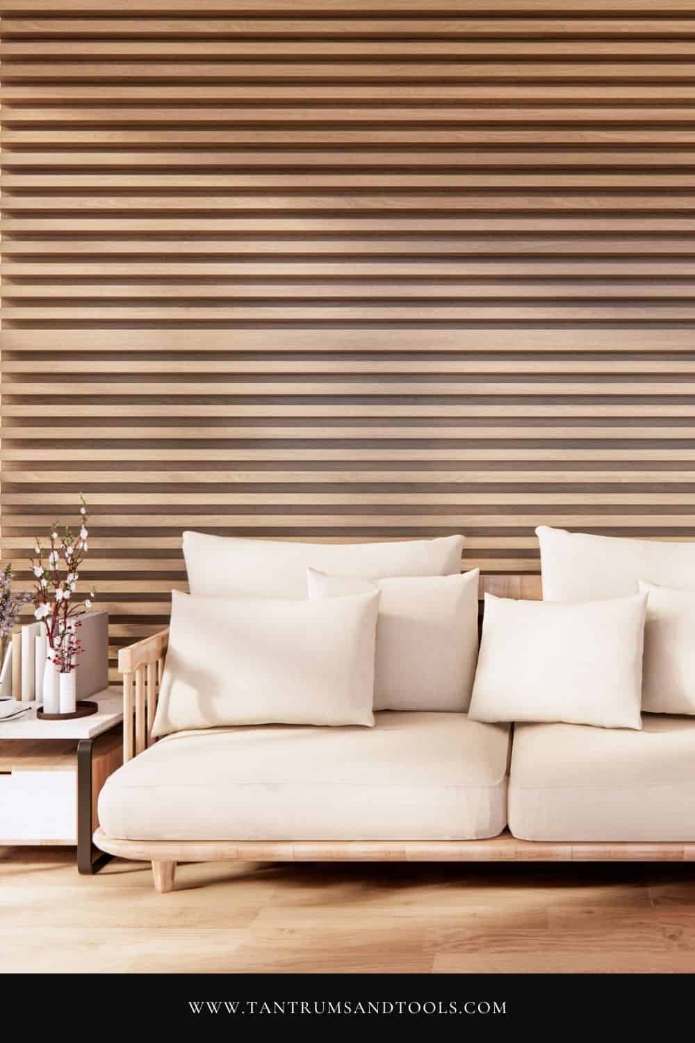 DIY Slat Wall Tutorial [Easy Modern Accent Wall Idea]