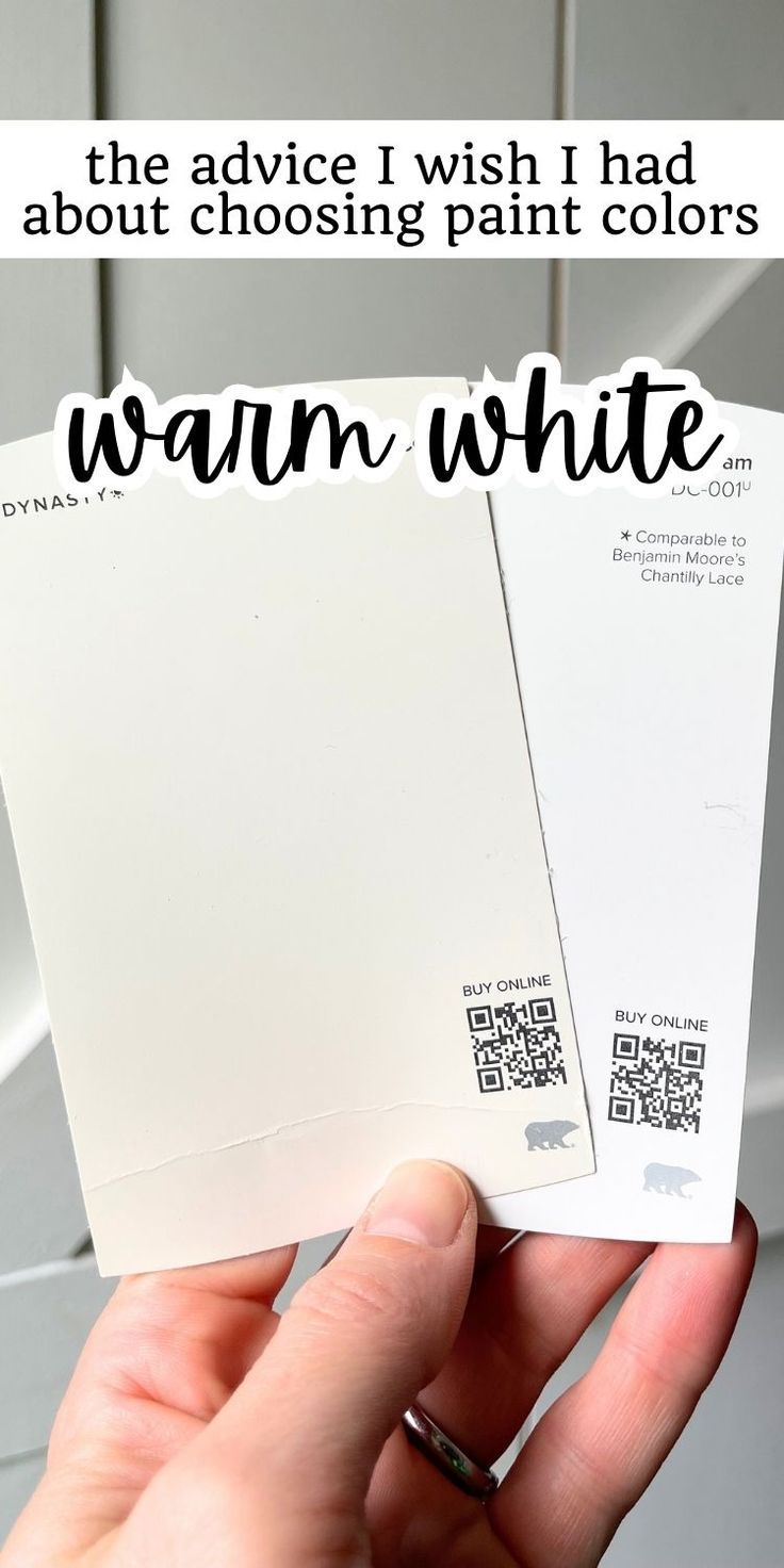 How to Choose a Warm White Paint Colors in 6 Simple Steps