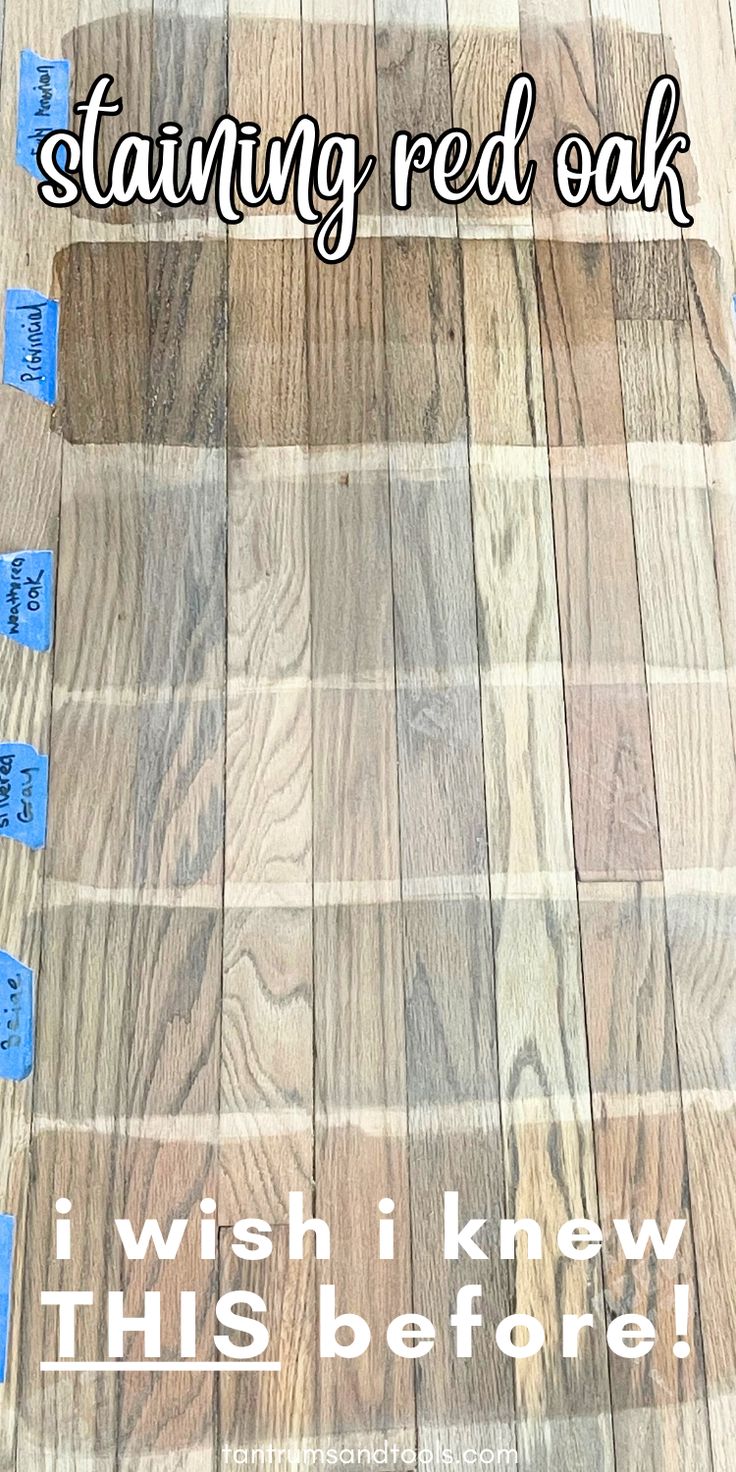 Tips For Picking the Best Stain Color for Red Oak Floors