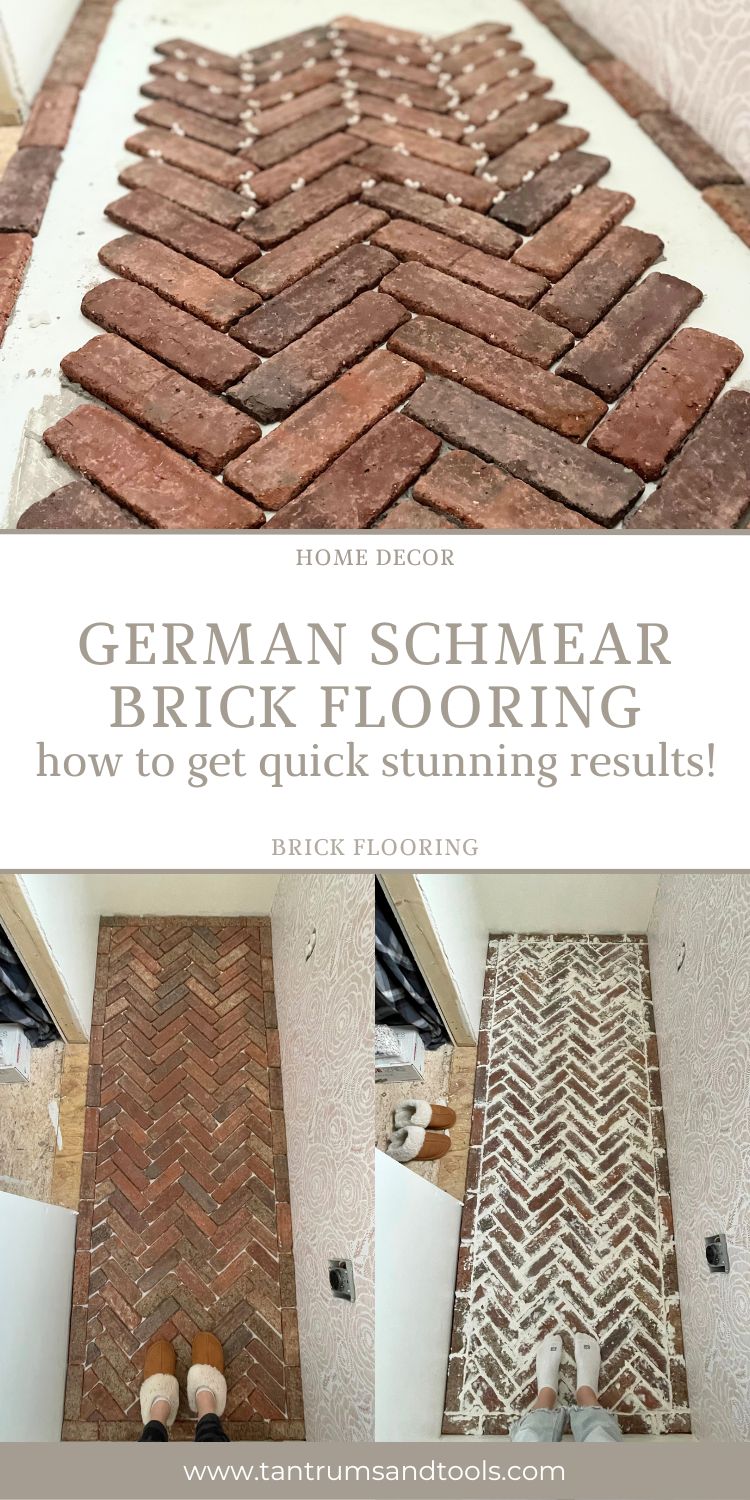German Schmear Brick Flooring For Quick Stunning Results